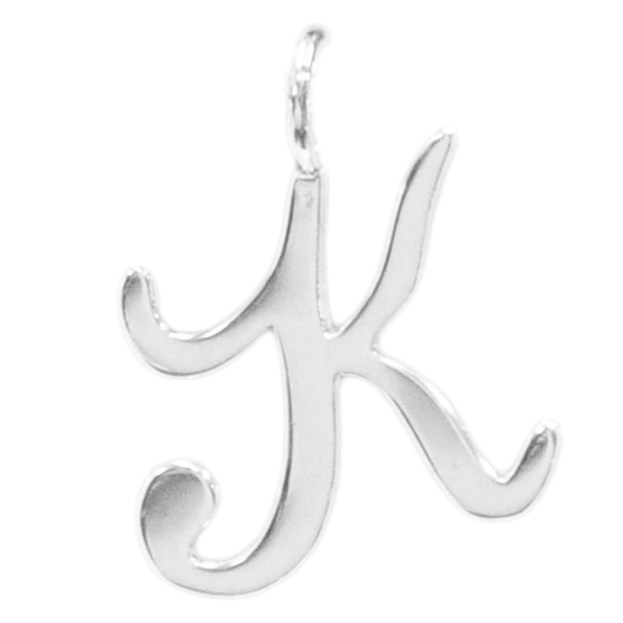 800K | Sterling Silver Pendant - K – Sparkle Life®
